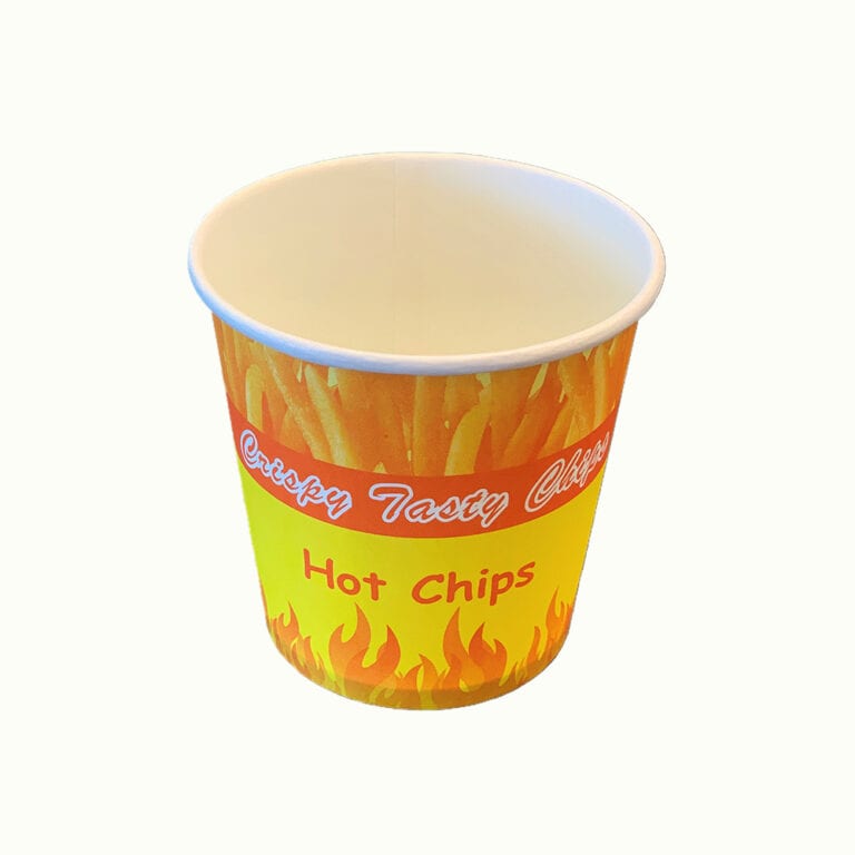 Paper Chip Cups | Design Printed | 12oz - Bonson NZ